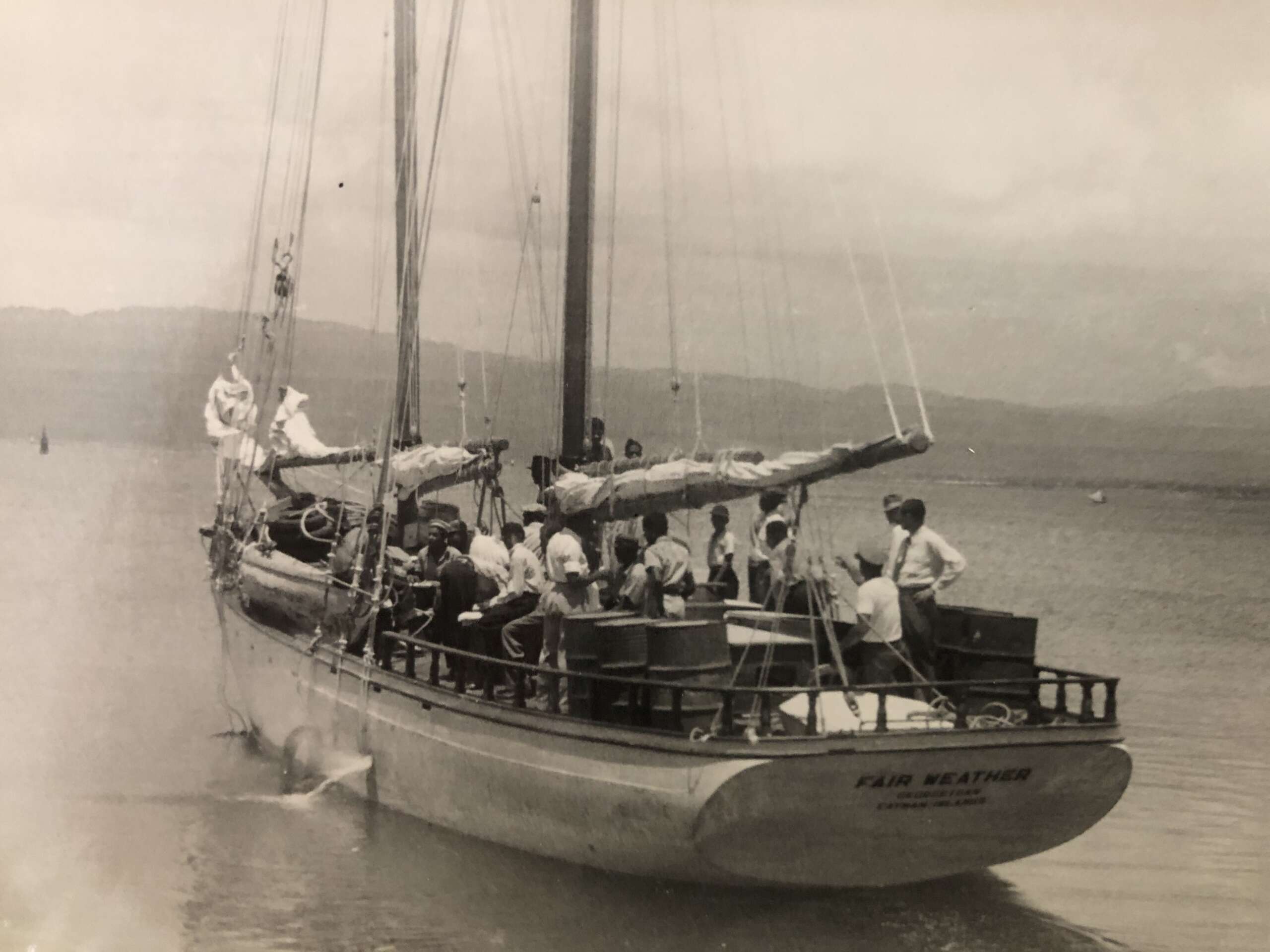 Bringing the historic Fair Weather schooner home - Welcome To Cayman